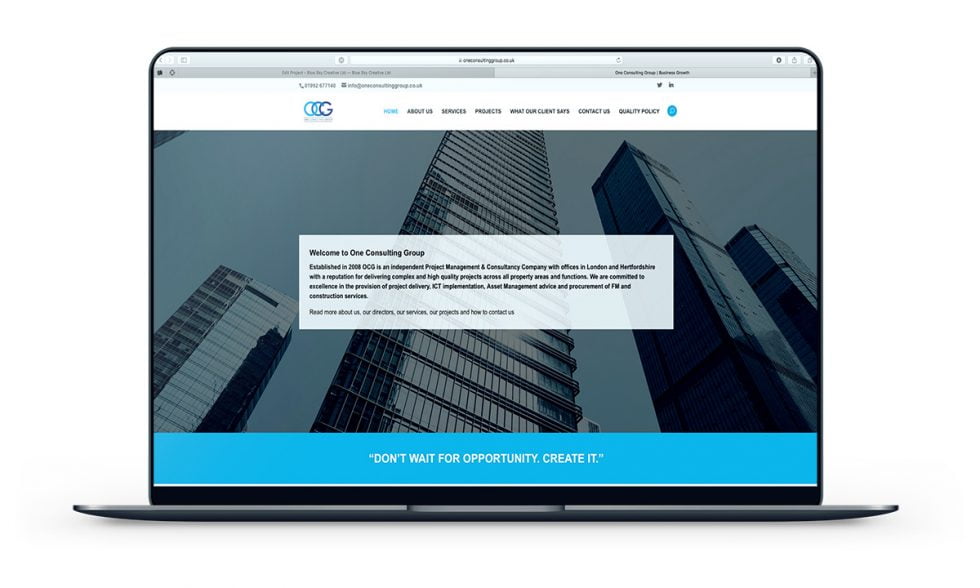 One Consulting Group - Blue Sky Creative Web Design Ltd